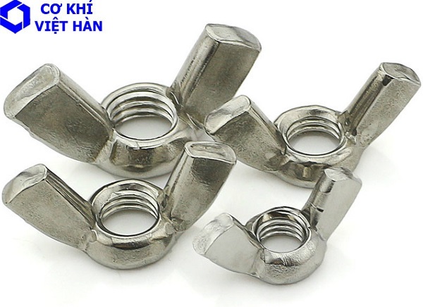 Đai ốc tai hồng inox, đai ốc tai chuồn inox – Việt Hàn Fastener